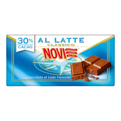 NOVI CLASSICO CIOCCOLATO AL LATTE 100 GR - Bottega Italiana