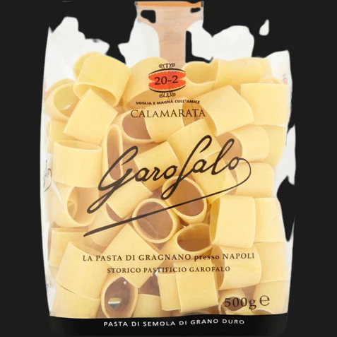 GAROFALO PASTA DI SEMOLA FORMATI SPECIALI CALAMARATA 500 GR - Bottega ...